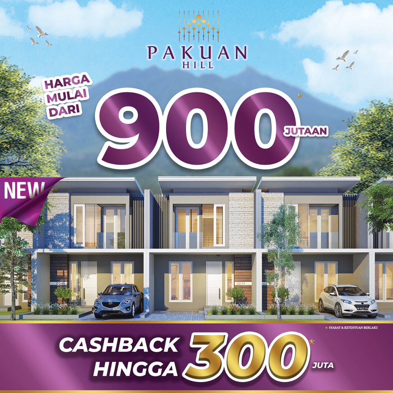 New Cluster Caryota Pakuan Hill - Perumahan di Kota Bogor - Pakuan Hill